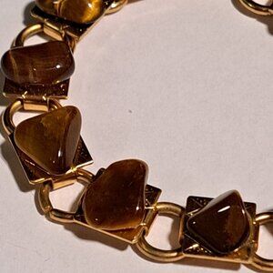 Jewelry | Brown And Caramel Color Like Stones On A Metal Gold Tone ...